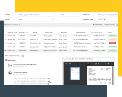 Track & Trace - Document flow tools