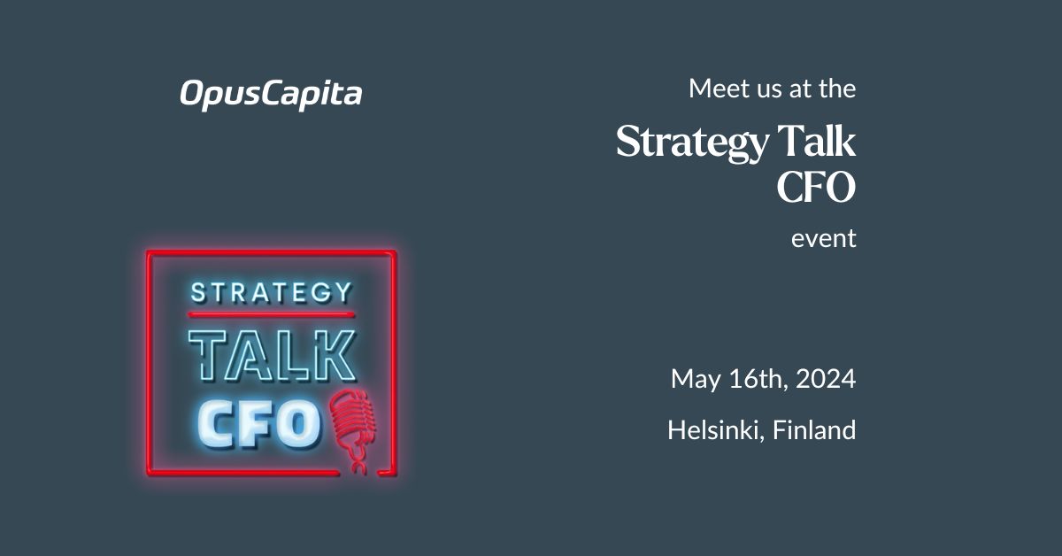 OpusCapita present at Strategy Talk CFO 2024